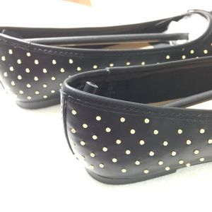 Brash | Shoes | Nwt Studded Black Ballet Flats By Brash | Poshmark